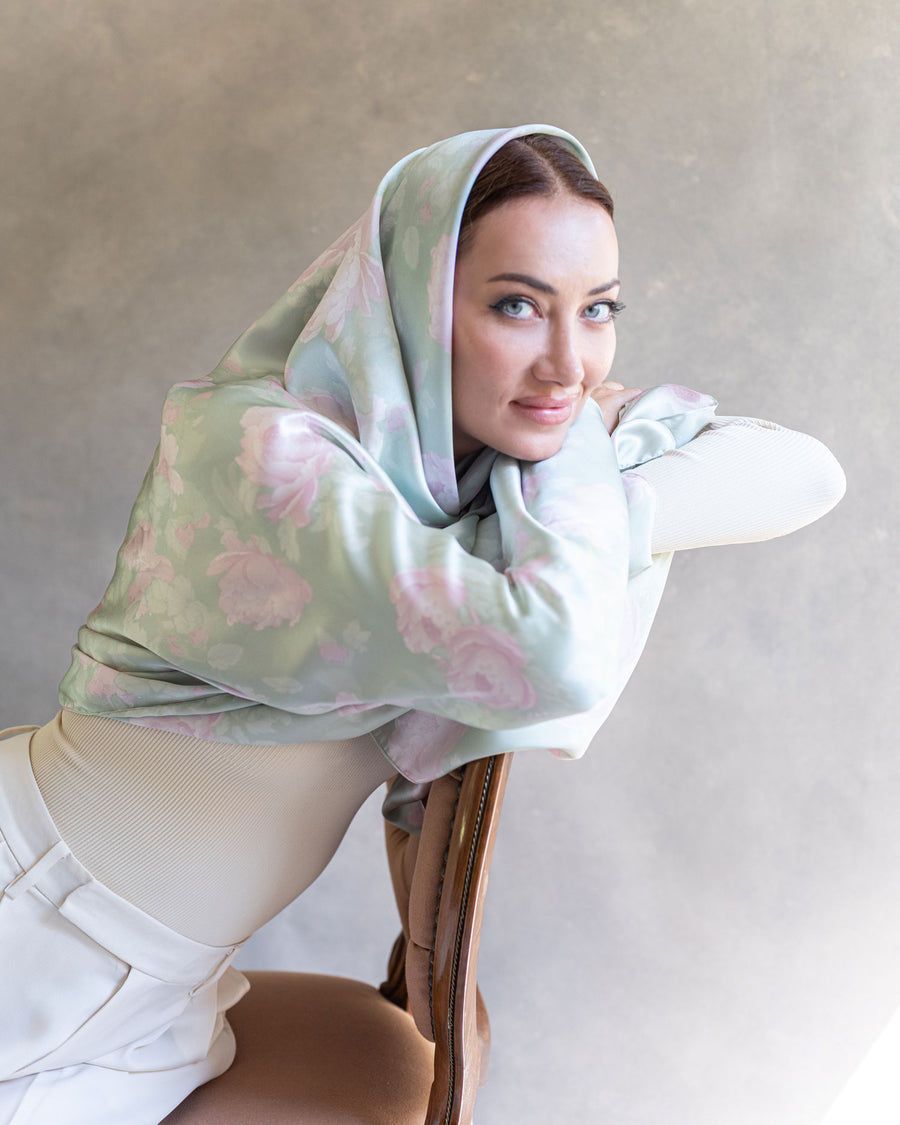 Catherine: Jade Rose Wrap – Virgie Wayne